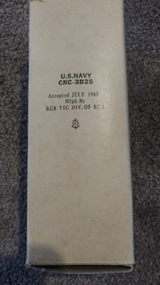 Vintage US Navy Crc-3b25 Military Rectifier Vacuum Tube Nos | eBay
