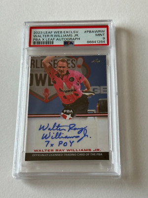 2023 Leaf PBA Bowling WALTER RAY WILLIAMS JR Signed AUTO /148 ...