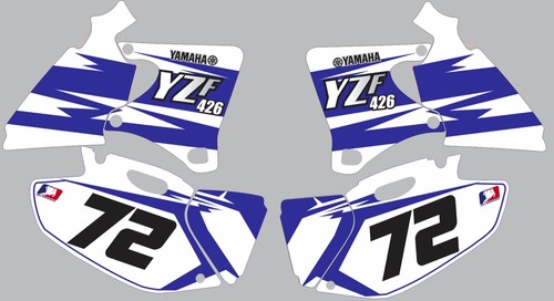 Graphics for 1998-2002 Yamaha YZF426 YZF YZ426f Decal fender shroud | eBay