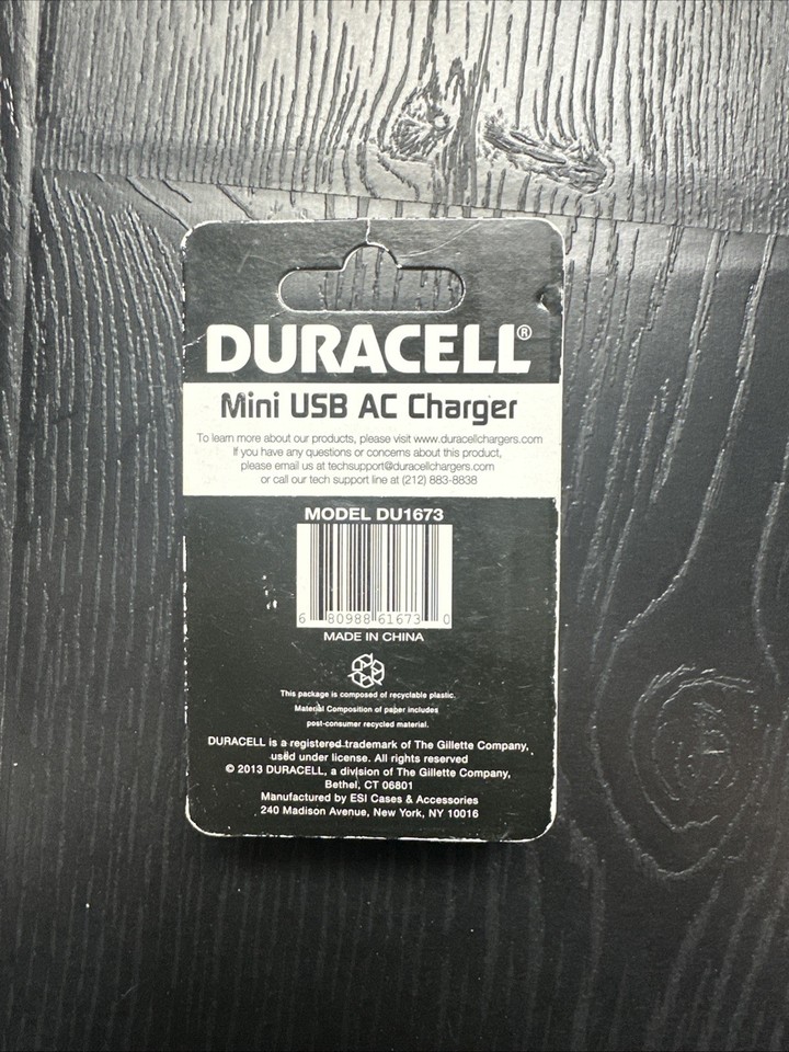 Duracell USB Mini AC Charger Adapter for Smartphone Tablets | eBay