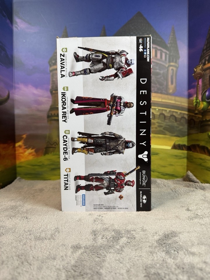 NIB Lot of 9 McFarlane Toys Destiny Figs Cayde-6 Titan Hunter Warlock w ...
