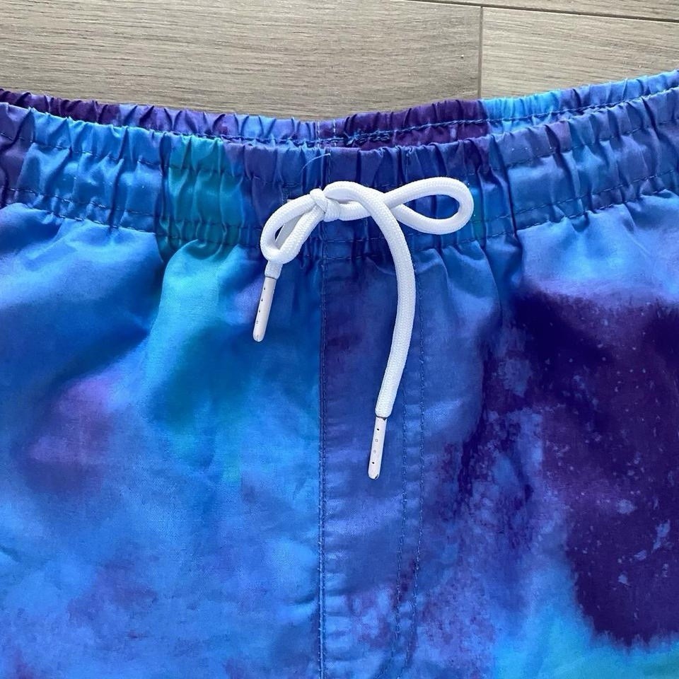 Factorie Blue Tie Dye Abstract Mens Short - Medium | eBay Australia