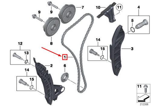 NEW OEM MINI COUNTRYMAN R60 TIMING CHAIN 11318618318 GNUINEGENUINE | eBay