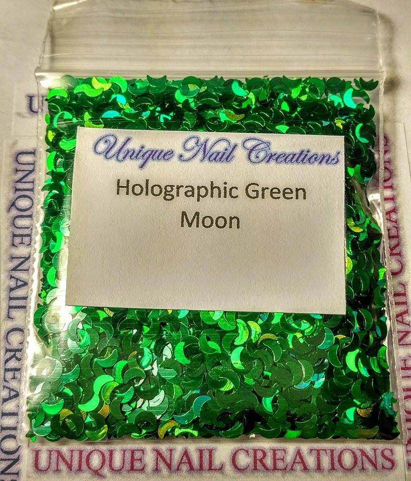 MOON Shape Glitter~U CHOOSE~Solvent Resistant Art•Face•Festival•Crafts ...