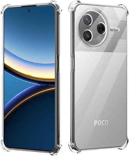 For Xiaomi Poco F7 Ultra Case , Clear Silicone Shockproof Gel Phone ...