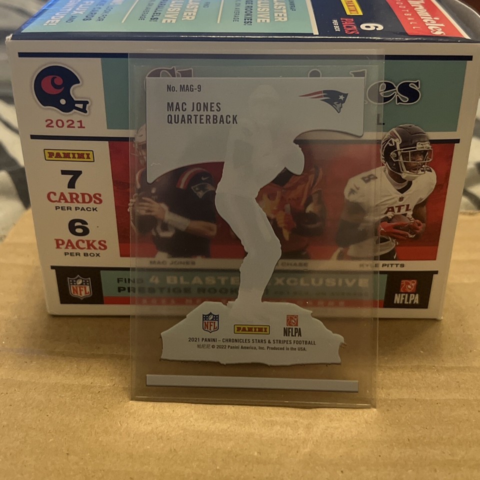 Mac Jones 2021 Panini Chronicles Stars & Stripes Magnitude Rookie #MAG ...