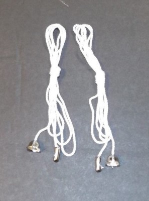 SET OF 2 COTTON PULL STRINGS FOR PULL CHAIN SWITCH, FAN OR LIGHT SWITCH ...