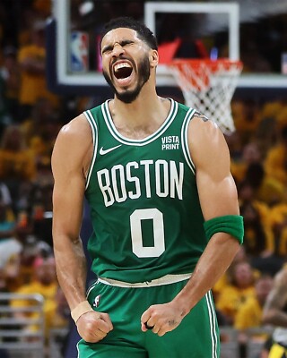 Jayson Tatum On Court Scream Boston Celtics 8x10 NBA Basketball Photo ...