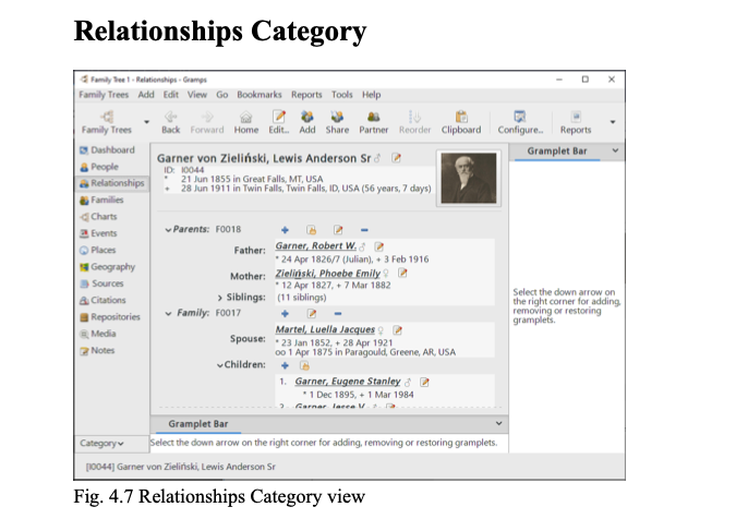 Gramps Family Tree Maker and Genealogy Software Family History Ancestry ...