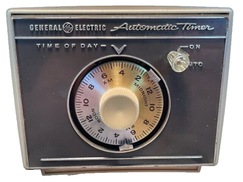 General Electric Automatic Timer 1960 Vintage Model 8110A Works GE MCM ...