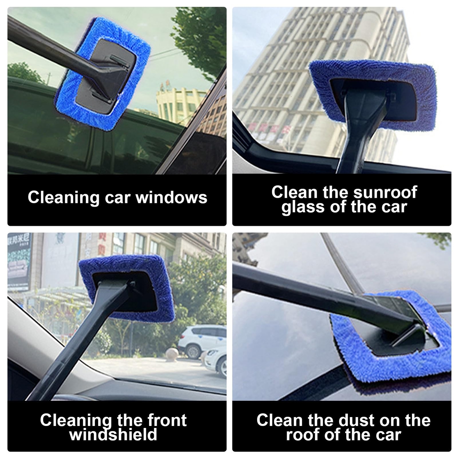 20Pack Car Microfiber Cloths for Windshield Cleaning Tool Glass ...