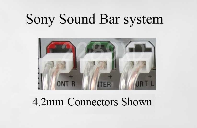 3X 25ft 4.2mm speaker cables/wire made for Sony Sound Bar HT-CT150 ...