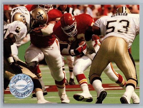 1991 Barry Word NFL Pro Set Platinum Performer Football #208 Kansas ...