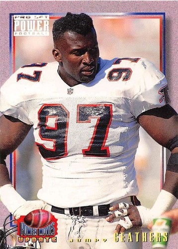 1993 Power Update Moves #31 Jumpy Geathers NM-MT Falcons | eBay