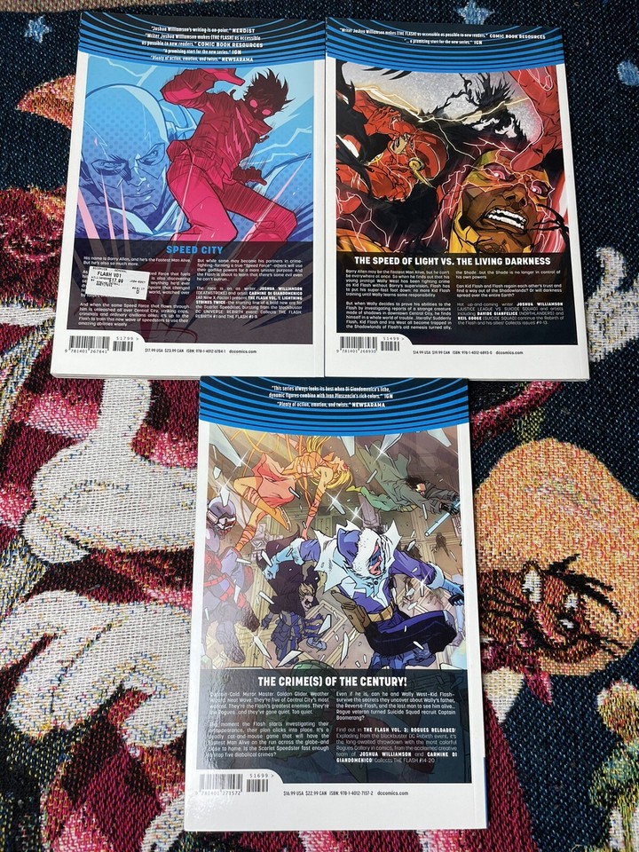 The Flash #1-3 DC Universe Rebirth Collection- Graphic Novels (2017) | eBay
