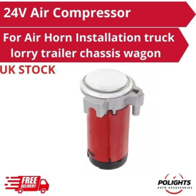 Air Compressor for Air Horn Installation truck lorry trailer chassis ...