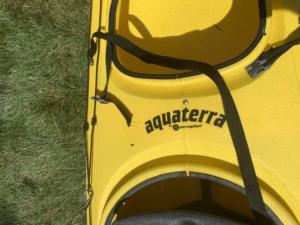 Aquaterra Spectrum Sea Kayak 14' w/ Rudder & Paddle. Great Condition ...