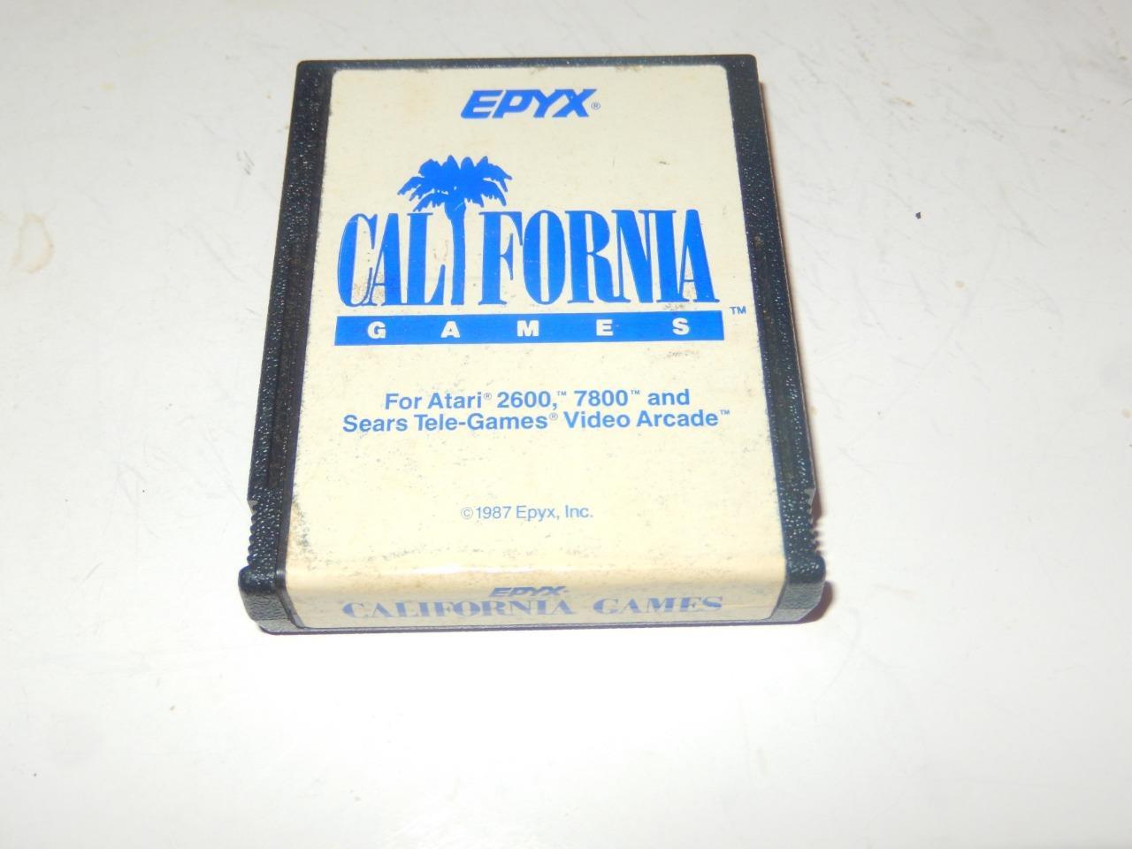 ATARI - CALIFORNIA GAMES - EPYX - GAME - TESTED GOOD - L252A | eBay