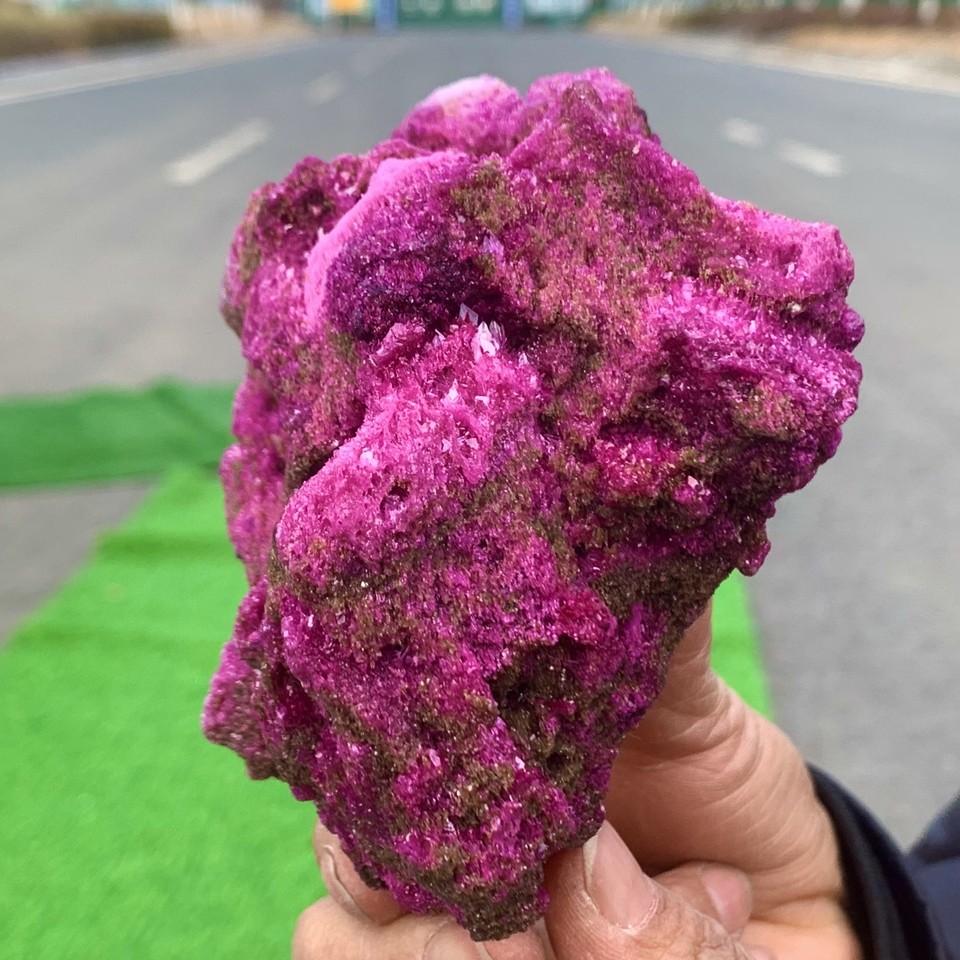 1.4LBNatural Rough Red Corundum and Phlogo Pit Mineral Spirits Ruby Raw ...