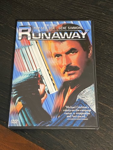 1984 Runaway DVD Tom Selleck Gene Simmons Michael Crichton Kirstie ...