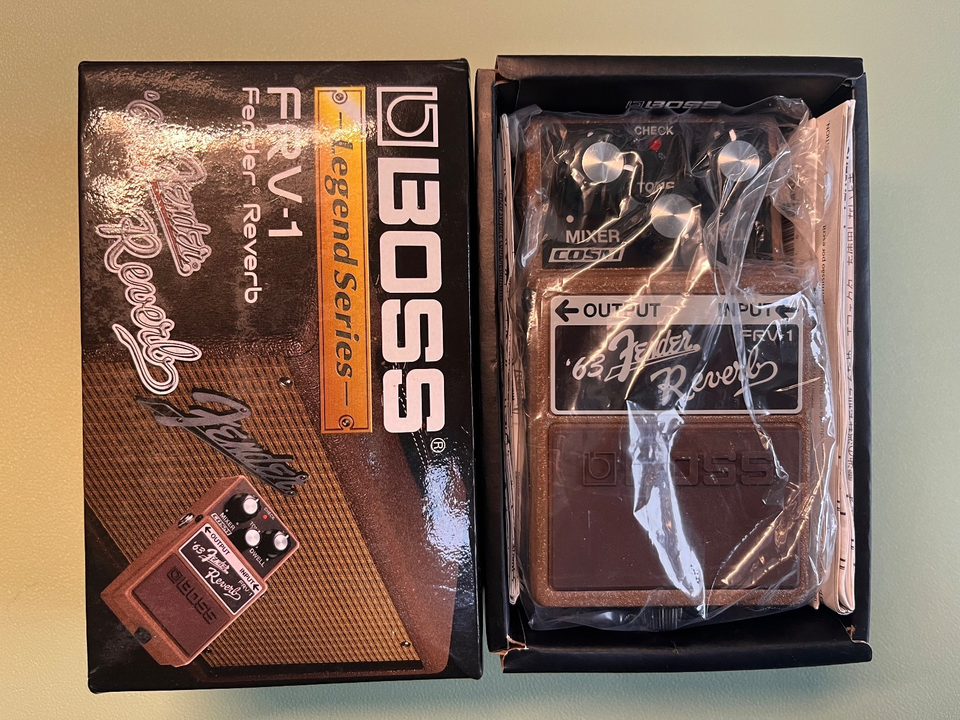Rare Boss FRV-1 '63 Fender Reverb Pedal. Mint & Boxed. Free shipping ...