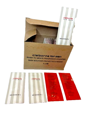 50 x Claiborne For Men by Liz Claiborne Skin Soother SPF8 New Vtg ...