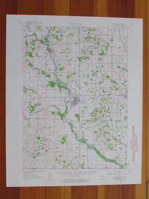Brodhead Wisconsin 1964 Original Vintage USGS Topo Map | eBay