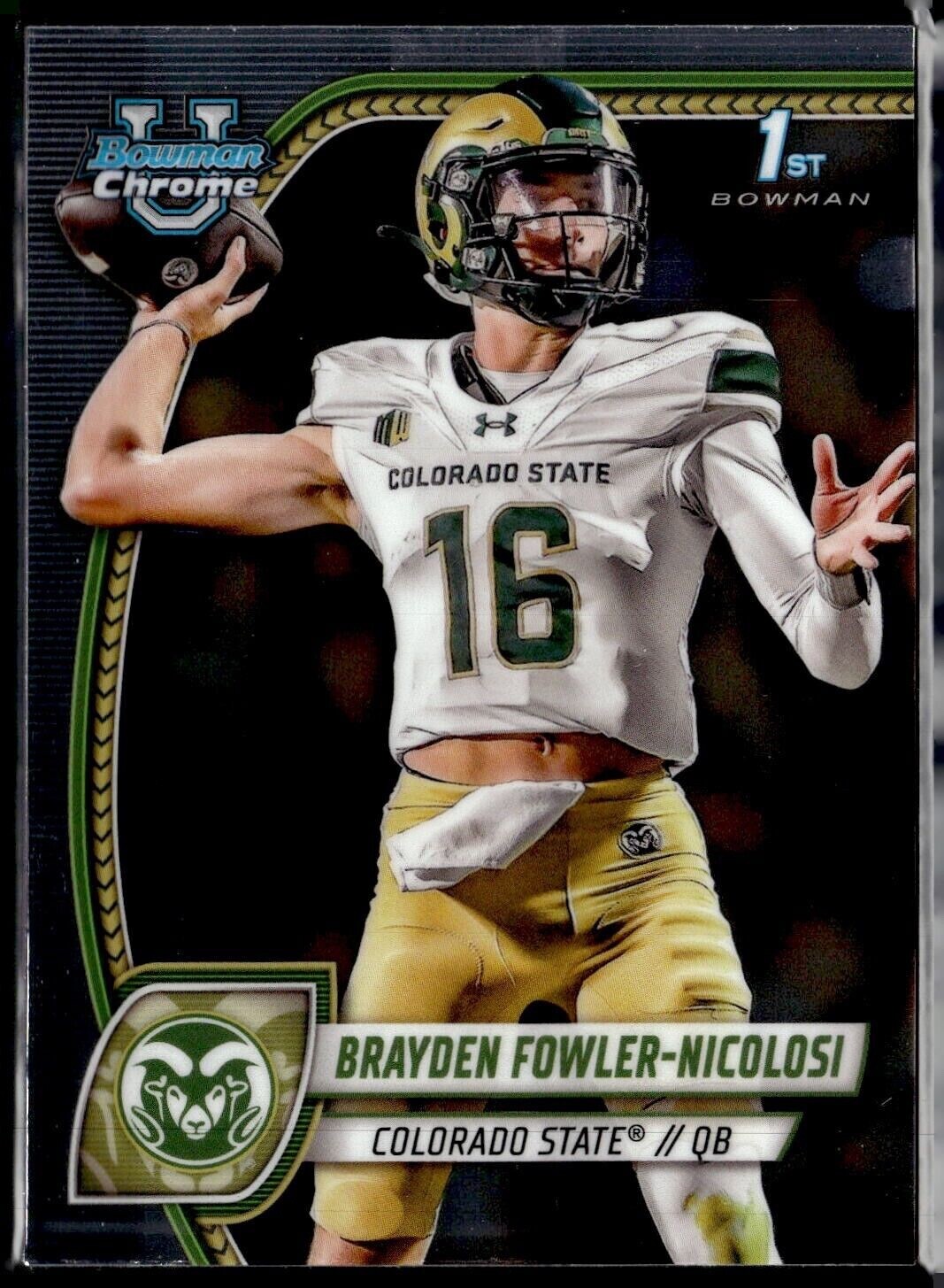 BRAYDEN FOWLER-NICOLOSI 2024 BOWMAN CHROME 1ST | eBay