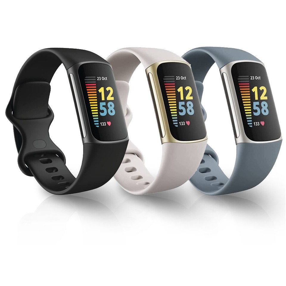 Fitbit Charge 5 Fitness Activity Tracker GPS ECG FB421 Black New in Box ...