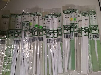 Evergreen Scale Models Stryp Styrene Assorted Sizes About 20 Sets | eBay