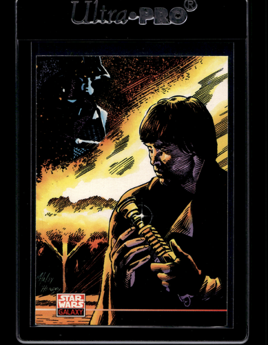 1994 Topps Star Wars Galaxy Series 2 #232 Matt Haley Luke Skywalker ...