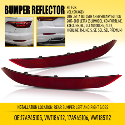 Rear Bumper Reflector Light Lamp Left Right For 2019 2020 2021 ...