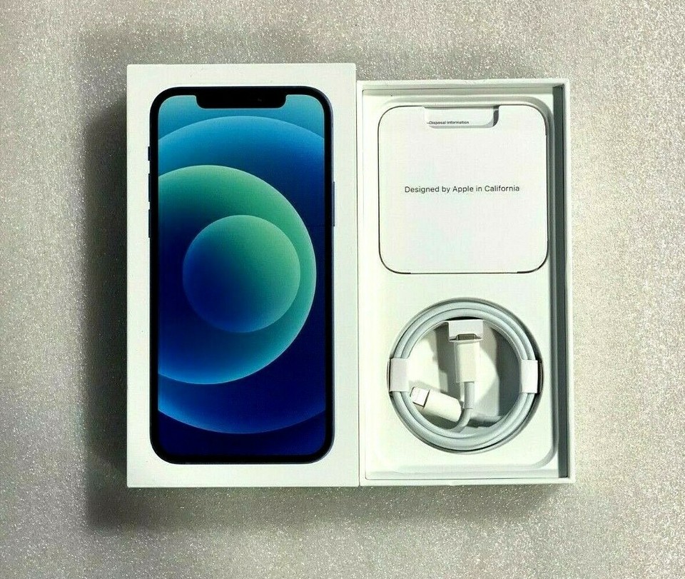 Apple iPhone 12 Box with Original Lightning to USB-C Cable (Phone NOT ...