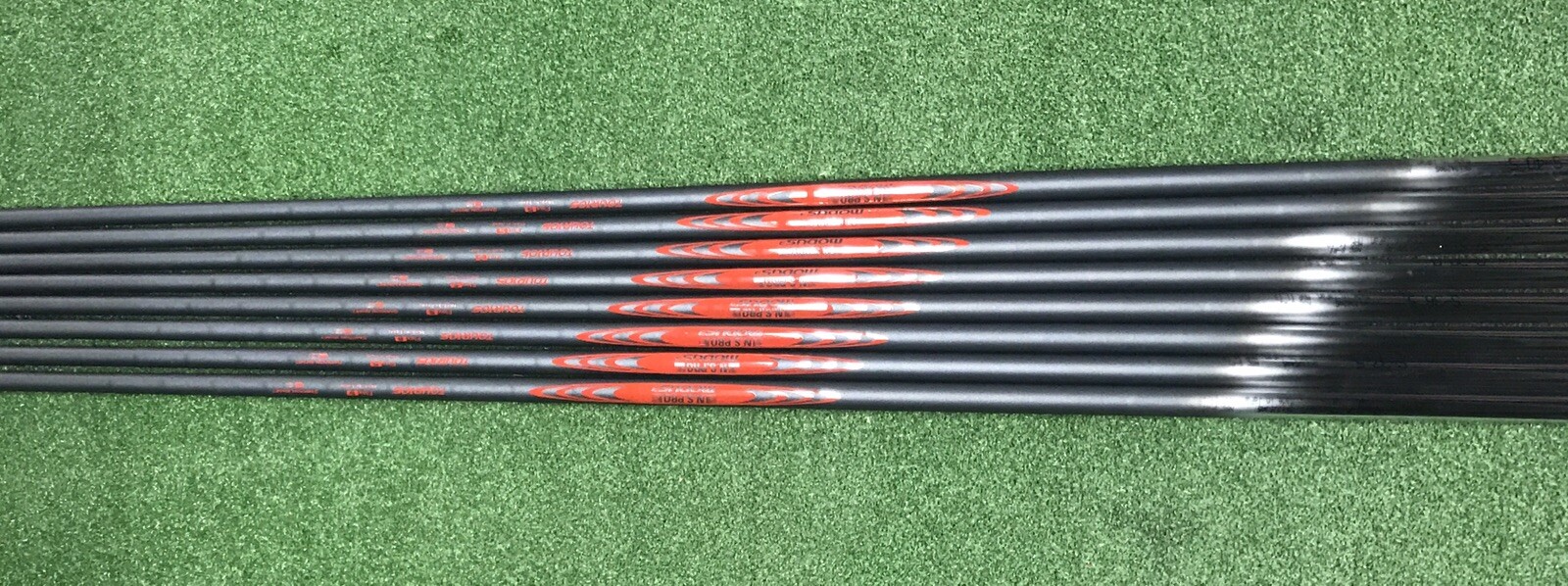 NS Pro Modus 3 Tour 105 Black Taper Tip R Flex Golf Shaft Set Of 8 ...