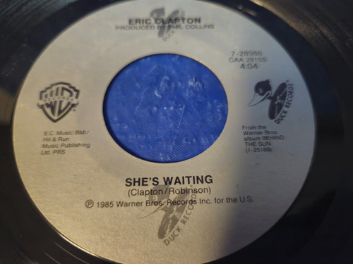 ERIC CLAPTON - SEE WHAT LOVE CAN DO / SHE'S WAITING - 7" VINYL 45 RPM ...