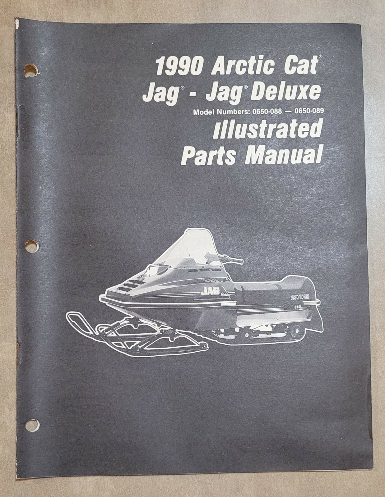 1990 Arctic Cat Jag Jag Deluxe Illustrated Parts Manual Snowmobile | eBay