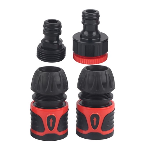4Pcs Garden Hose Quick Connector Water Pipe Adapter Kit Home Gardening ...