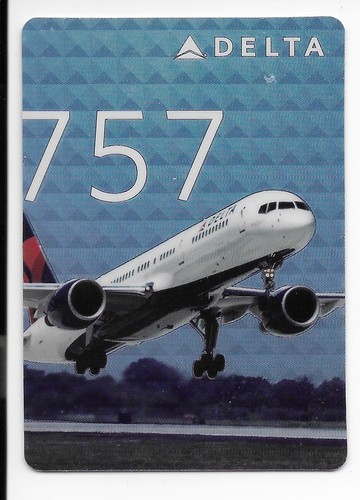 2016 Delta Air Lines Boeing 757 Aircraft Airlines Trading Card 43 | eBay