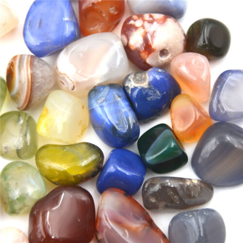 50g mélangé couleurs naturelles Agate pierres gemme roche Pierre ...