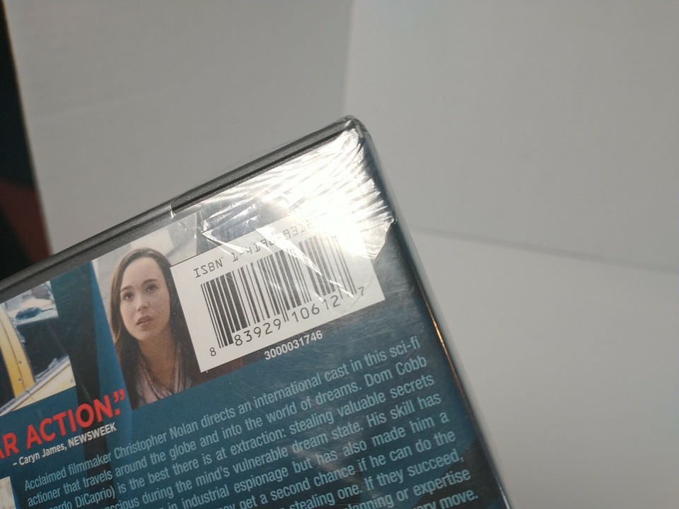 Inception DVD 2010 Christopher Nolan Movie / Leonardo Dicaprio NEW ...