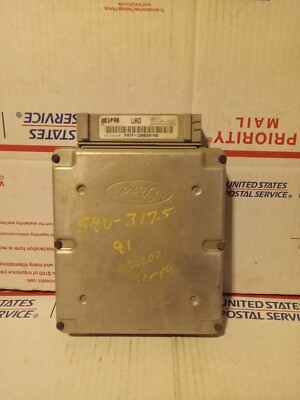 FORD F0TF-12A650-XD Engine Control Unit Computer Module ECU ECM 1990 ...