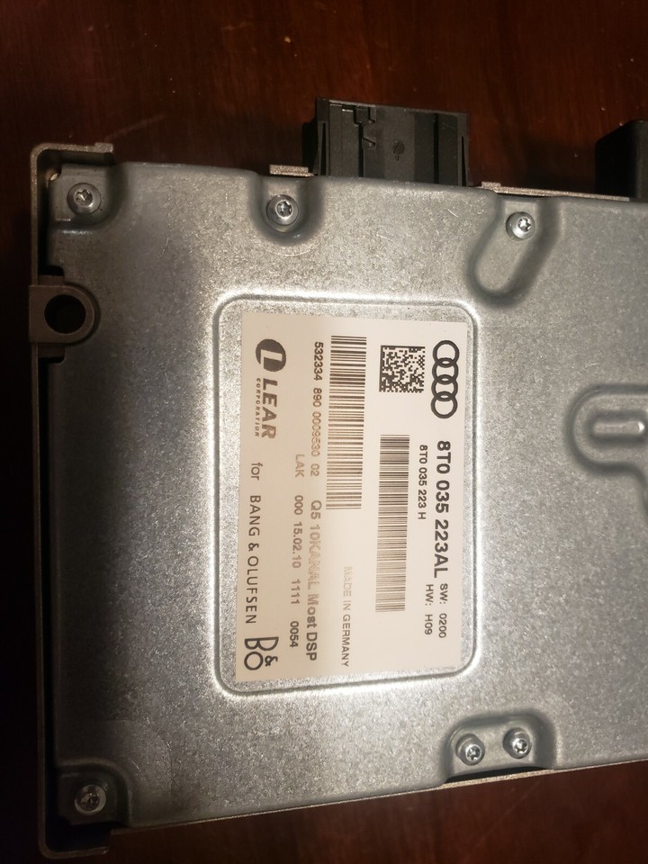 2009-2016 AUDI S5 S6 Q5 RADIO AUDIO AMP AMPLIFIER 8T0 035 223 AL BANG ...