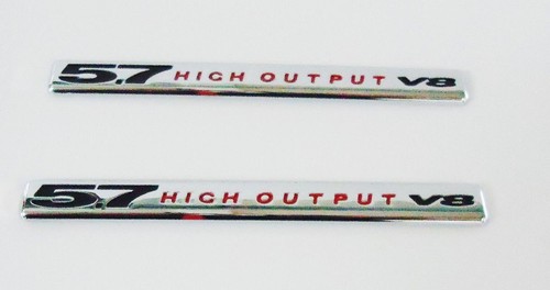 Genuine Holden New High Output Fender Badges set of 2 suits all 5.7lt ...