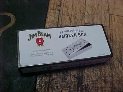 Jim Beam Wood Chip BBQ Smoker Box Stainless Steel | eBay