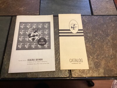 1957 Elektra Records Catalog and 1956 Folk Sampler | eBay
