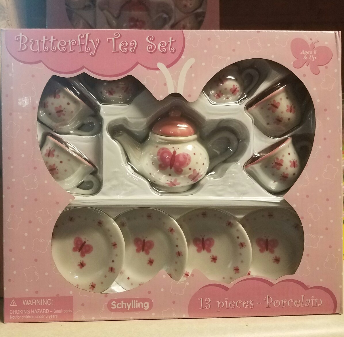 Butterfly Tea Set 13 piece porcelain by Schylling | eBay