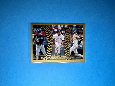 1998 Topps #452 All-Topps AL Shortstops Rodriguez/Garciaparra/Jeter ...