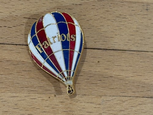 PINS PIN MONTGOLFIERE HOT AIR BALLOON PATRIOTS USA ENAMEL EGF DORE | eBay
