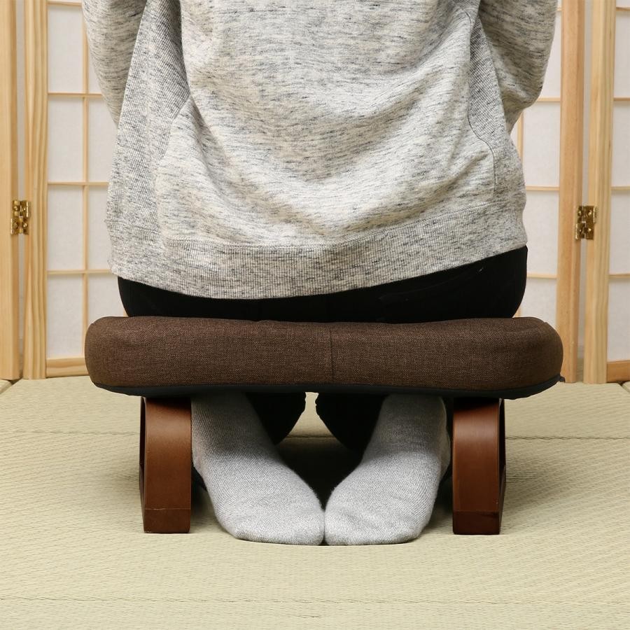 Nitori Zaisu For Seiza Easy Sitting Chair For Seiza Agura Style Brown ...