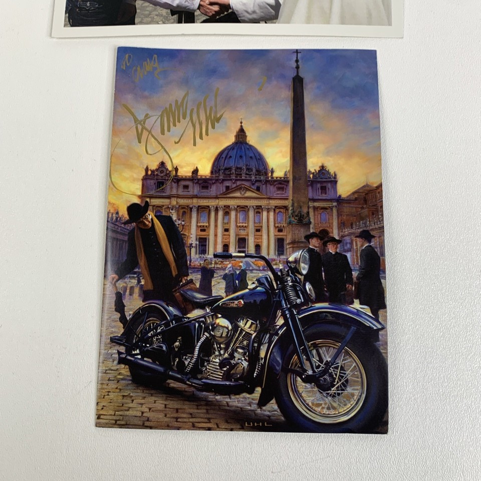Collectibles Pope Francis Stamp w/David Uhl's Harley "Chance Encounter ...